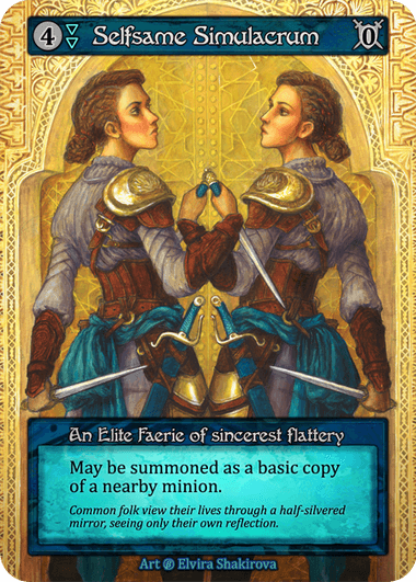 Selfsame Simulacrum